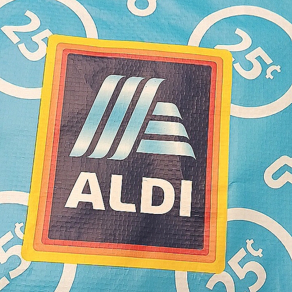 Aldi | Bags | Aldi Rainbow Swirl 4x Graphic Print Design Recycled ...